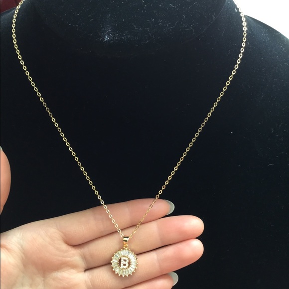 Jewelry | New 18k Gold B Letter Necklace | Poshmark